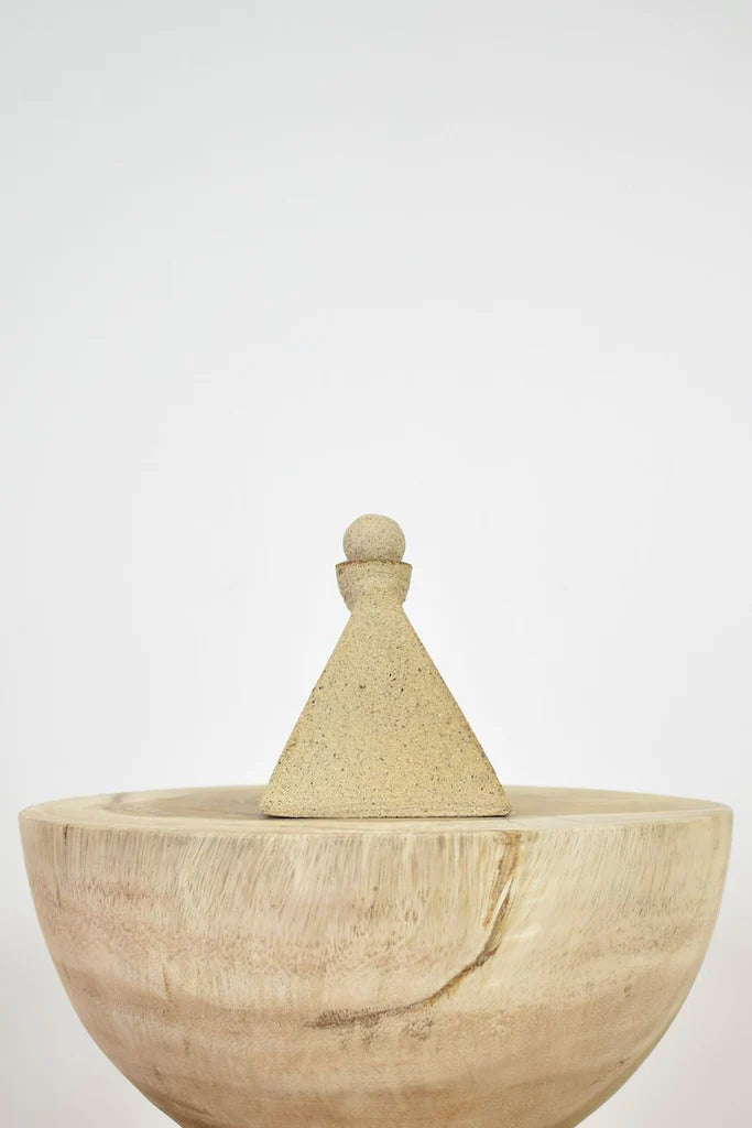 Ruby Bell Ceramics Triangle Bottle - Speckled Clay | Garmentory