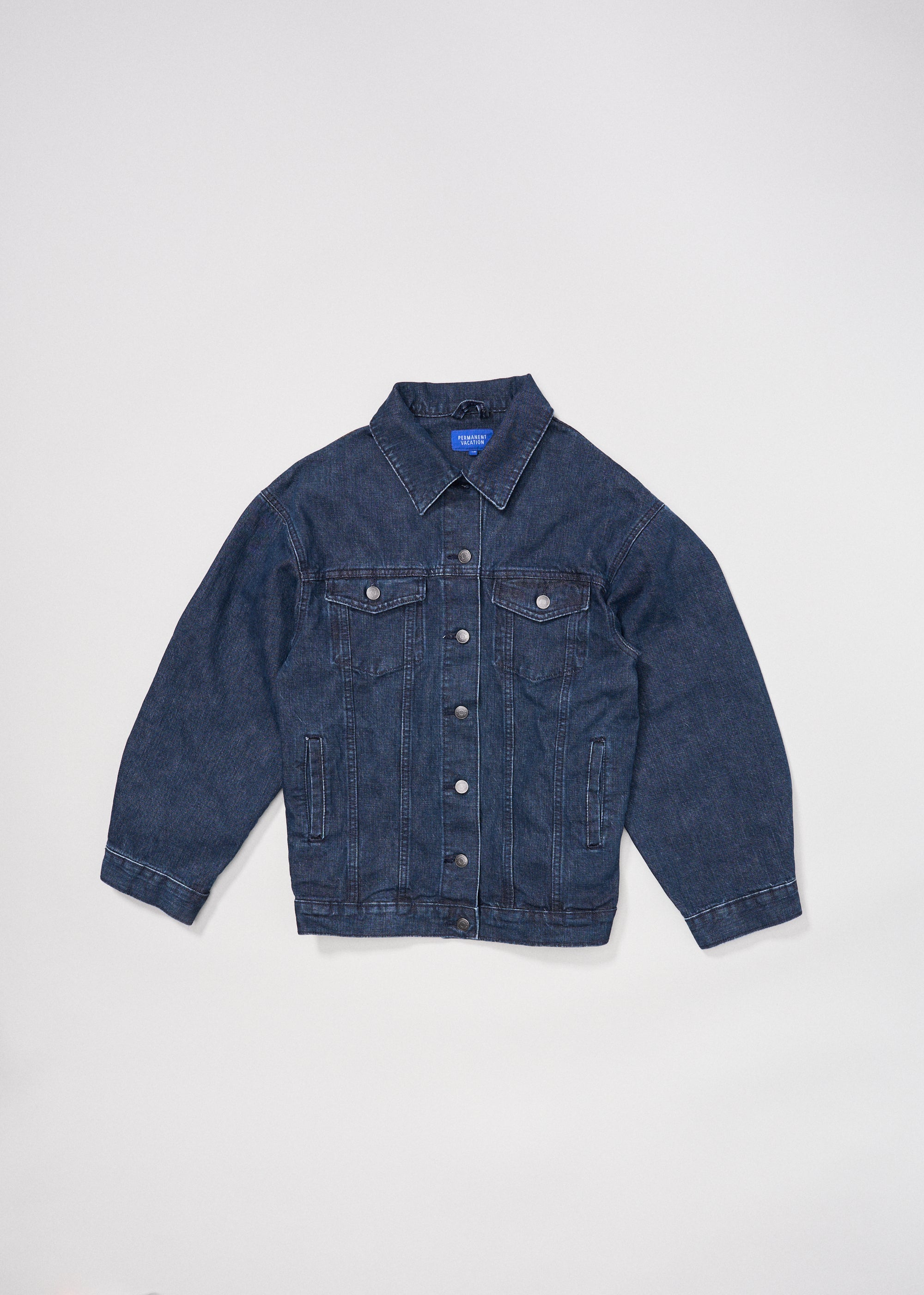 permanent vacation Homage Longline Jacket - Dark Indigo | Garmentory