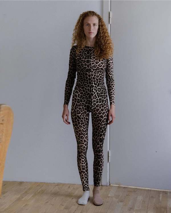 Baserange Odia Unitard - Leopard | Garmentory