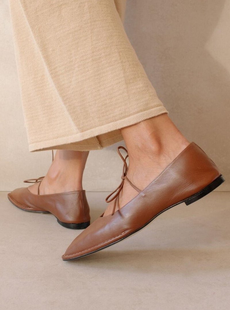 Alohas Sway Ballet Flat - Chestnut Brown | Garmentory