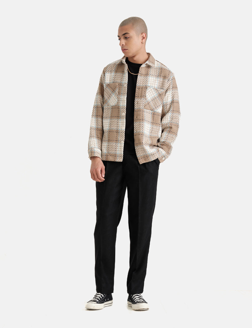 Wax London Whiting Overshirt Milton - Natural | Garmentory