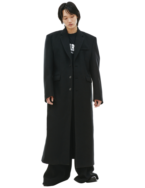 VETEMENTS Oversized Coat - Black | Garmentory