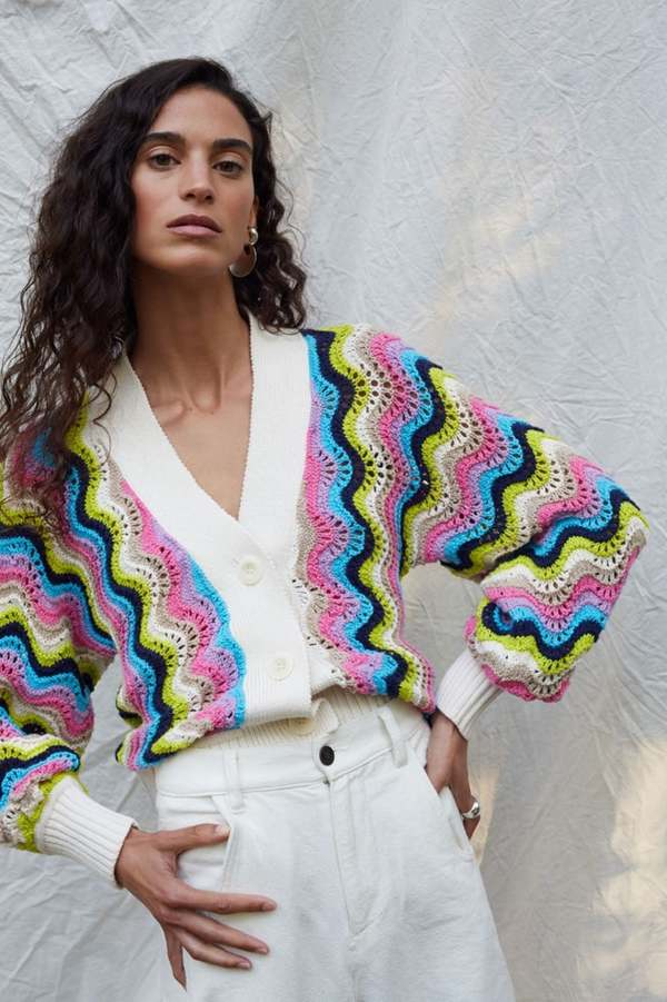 ELEVEN SIX Luna Cardigan - multi | Garmentory