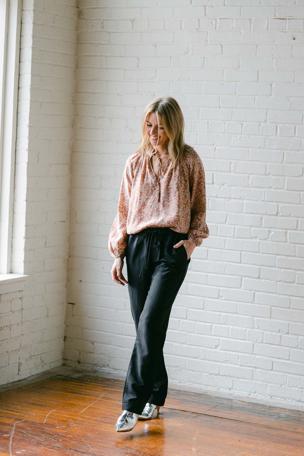 Natalie Martin Penny Blouse - Sandstone | Garmentory