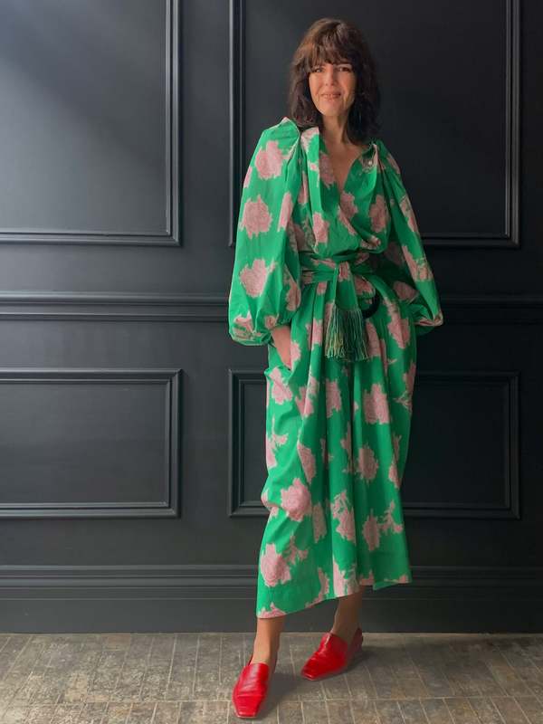 NACKIYE GRAND BAZAAR DRESS - Emerald | Garmentory