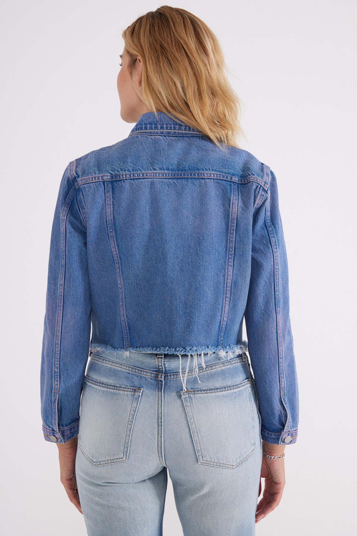 ética Lennox Crop Jacket - Sunset Cliff | Garmentory