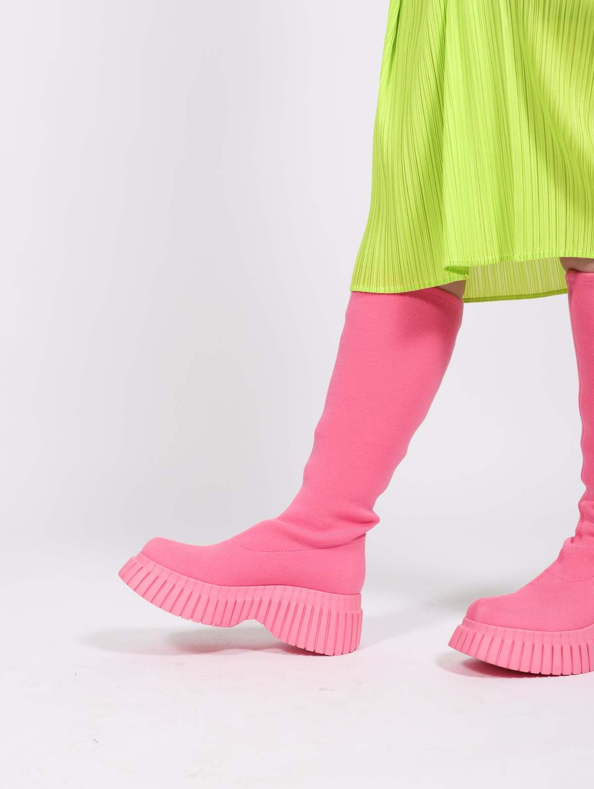 Camper BCN Knee Boots - Pink | Garmentory