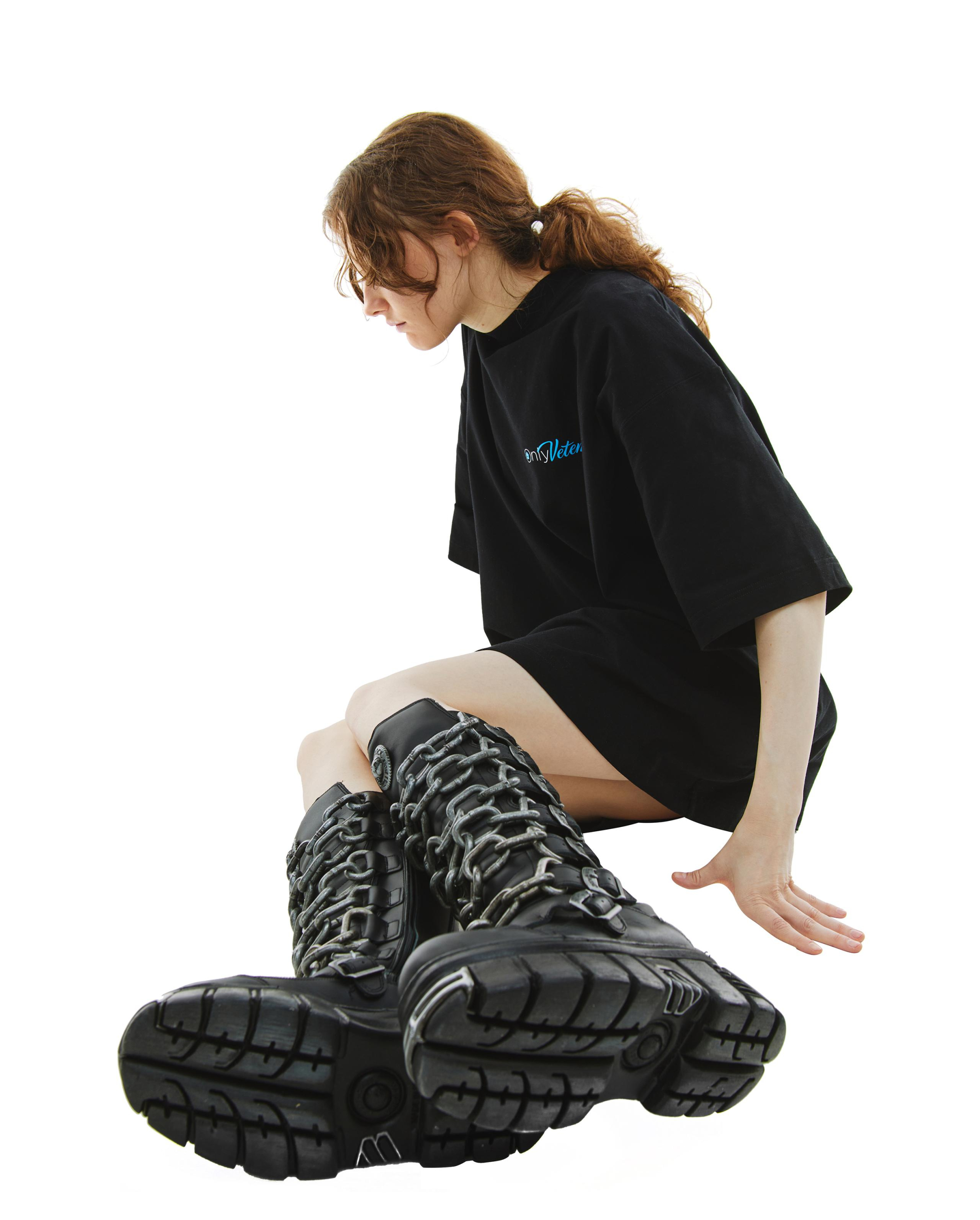 Vetements X New Rock Chain Link Boots | Garmentory
