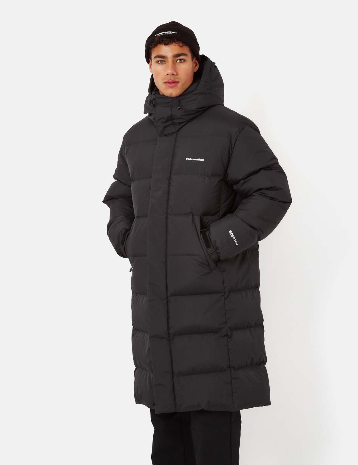 Thisisneverthat PERTEX T Long Down Parka - Black | Garmentory