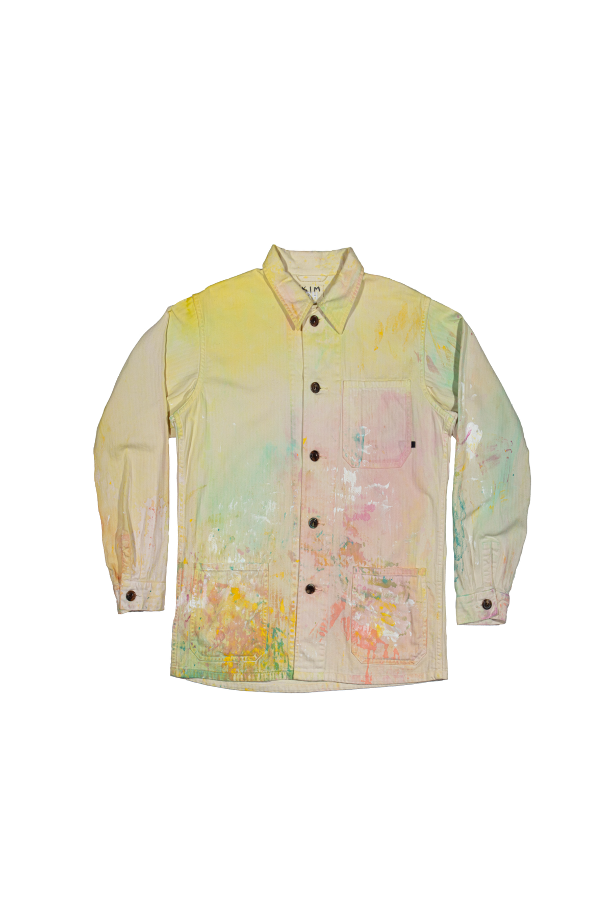 RHLA X KIM DEJESUS Exclusive Art Collab Work Jacket - Ivory/Multi ...