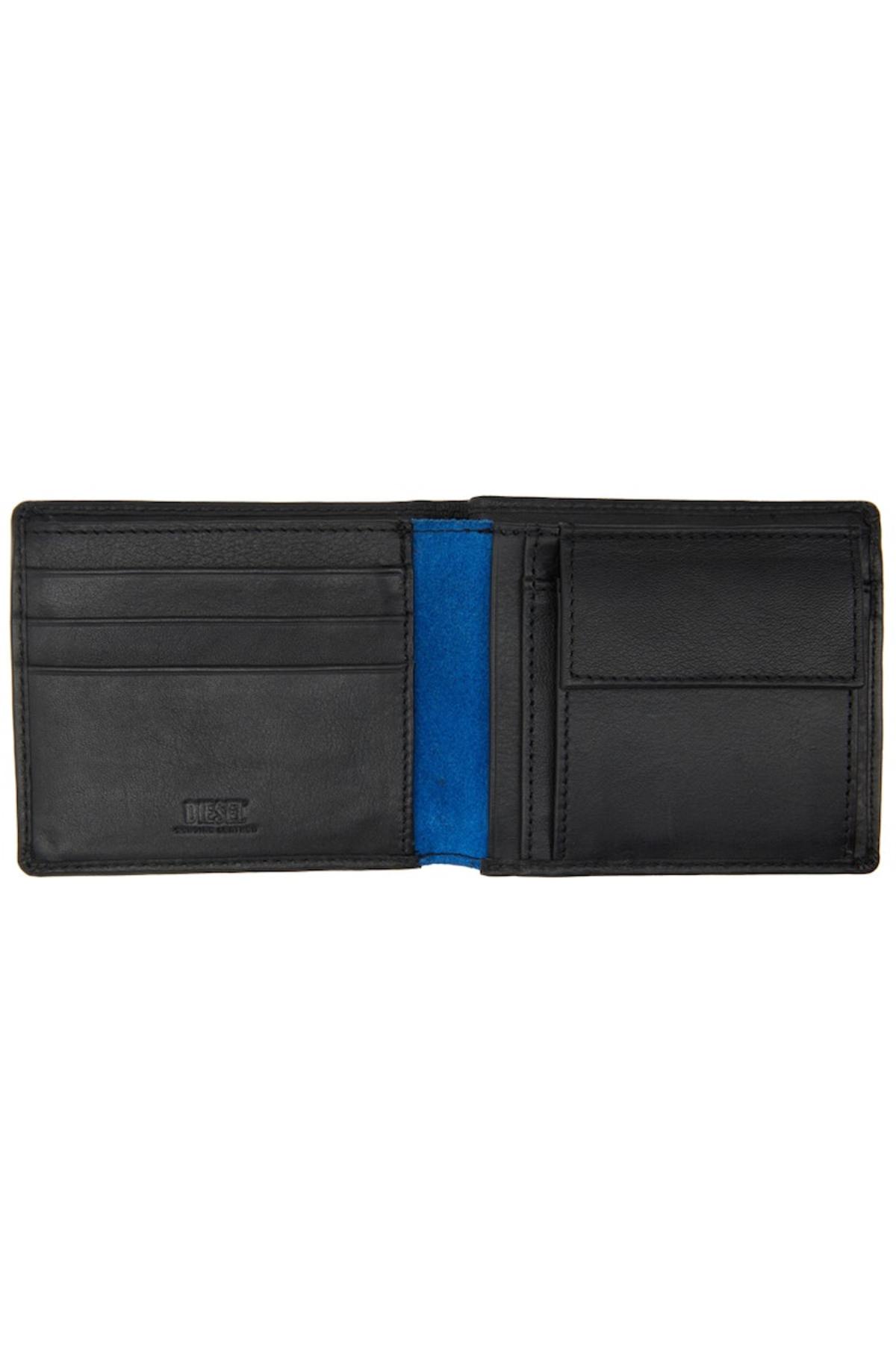 Diesel Hiresh S Bifold Wallet - Black/Blue | Garmentory