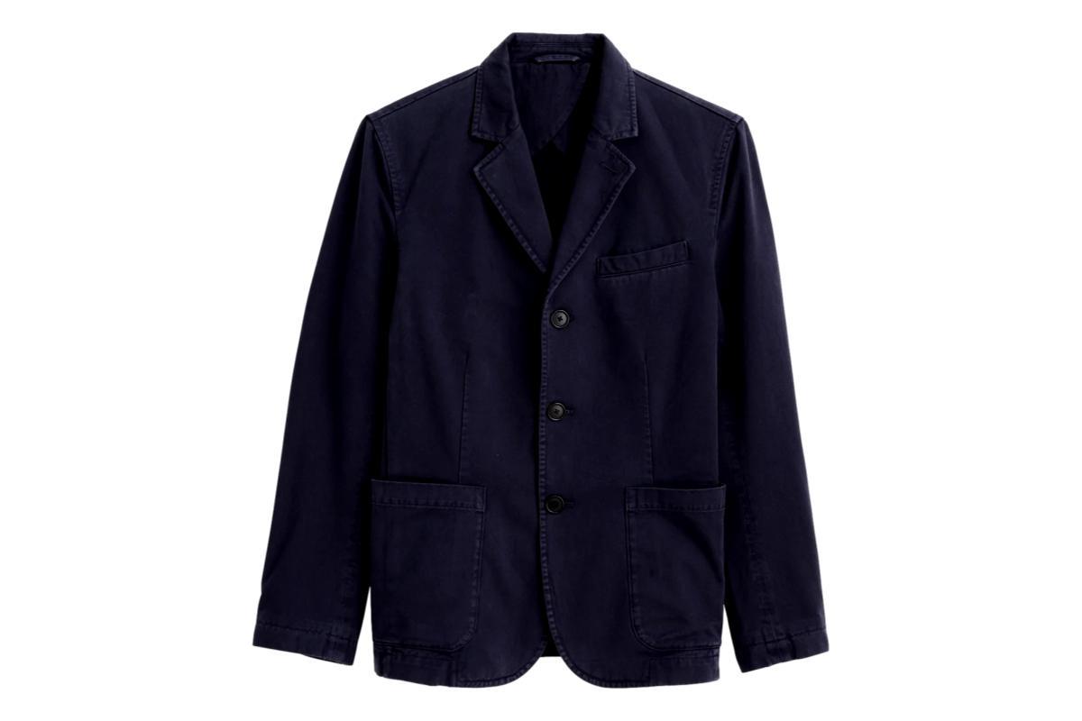 Alex Mill Vintage Washed Chino Blazer - Dark Navy | Garmentory