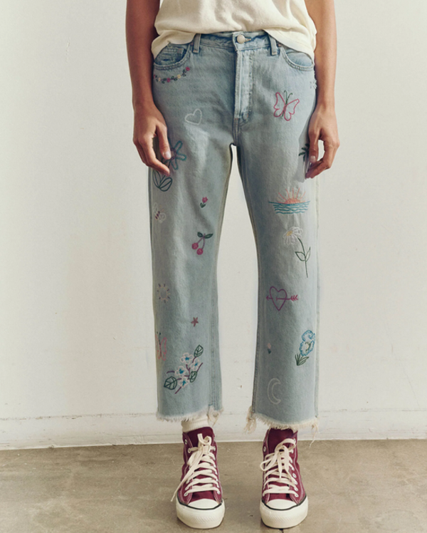 The Great. The Embroidered Wayne Jean - Kentucky Wash | Garmentory