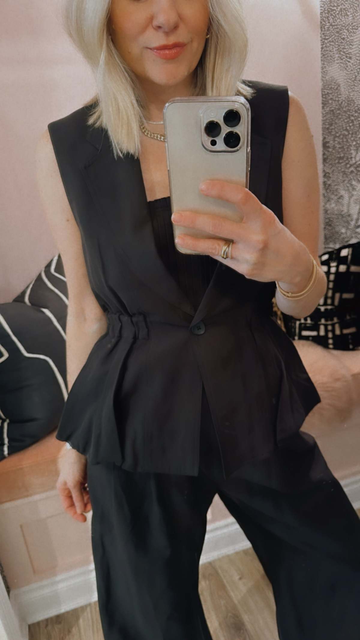 Ulla Johnson Beatriz Gathered Vest | Garmentory