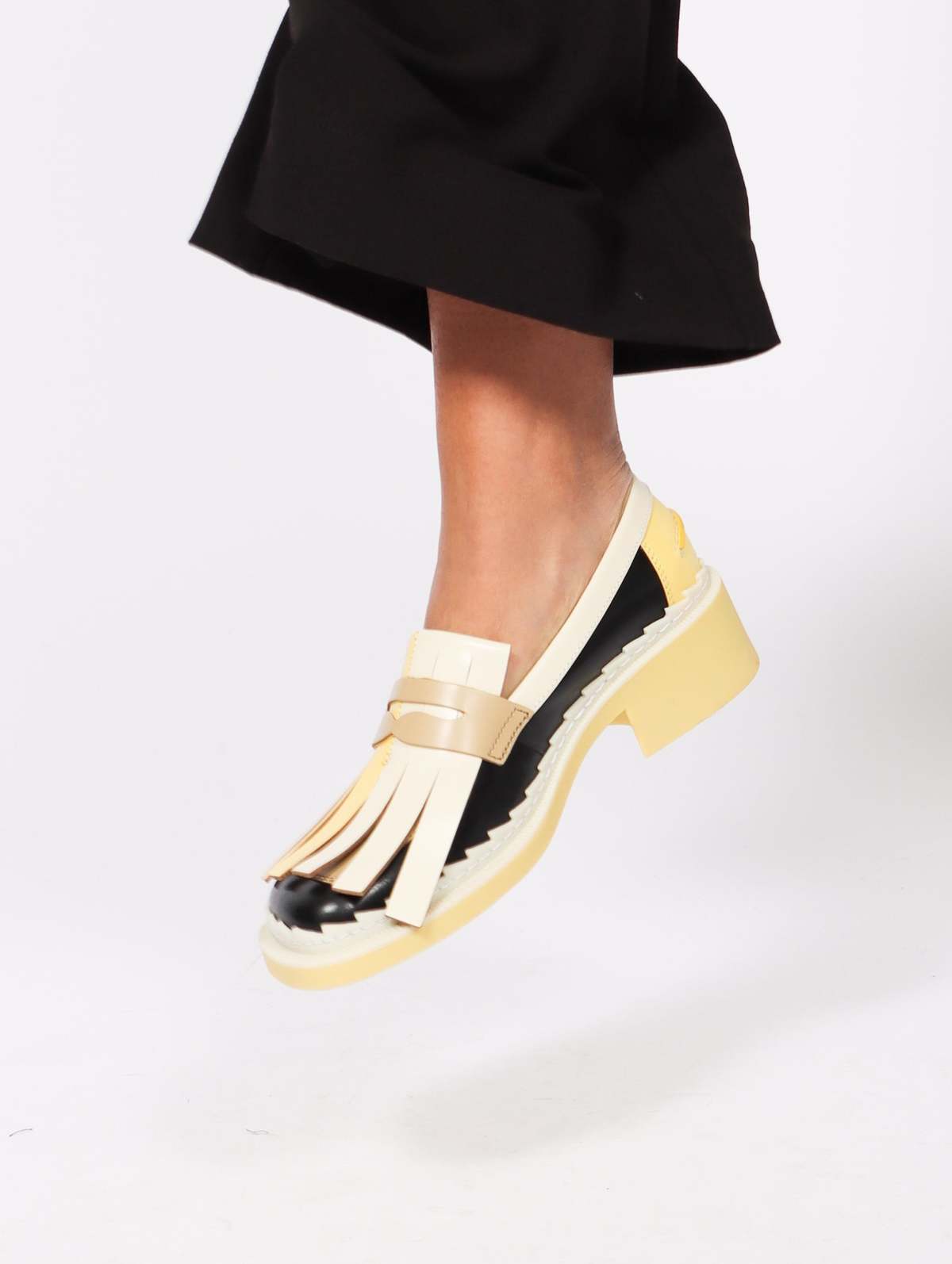 Camper Twins Loafers - Yellow Multicolor | Garmentory