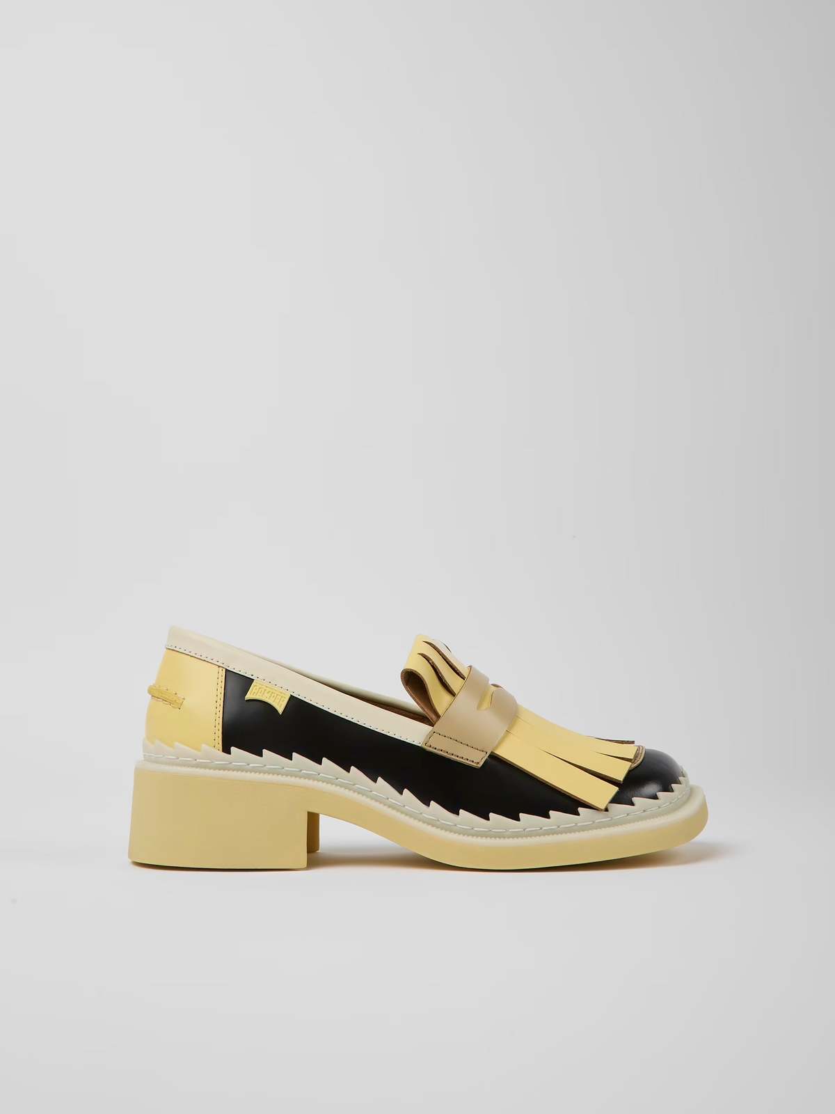 Camper Twins Loafers - Yellow Multicolor | Garmentory
