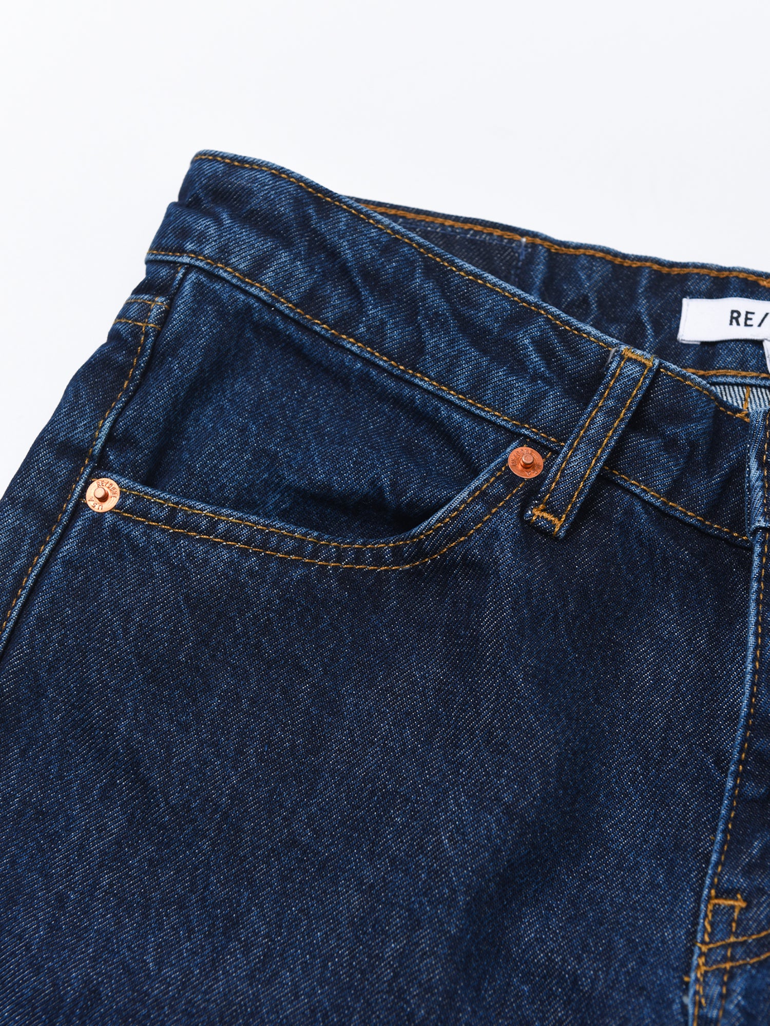 Re/done 70s Low Rise Straight - Heritage Rinse | Garmentory
