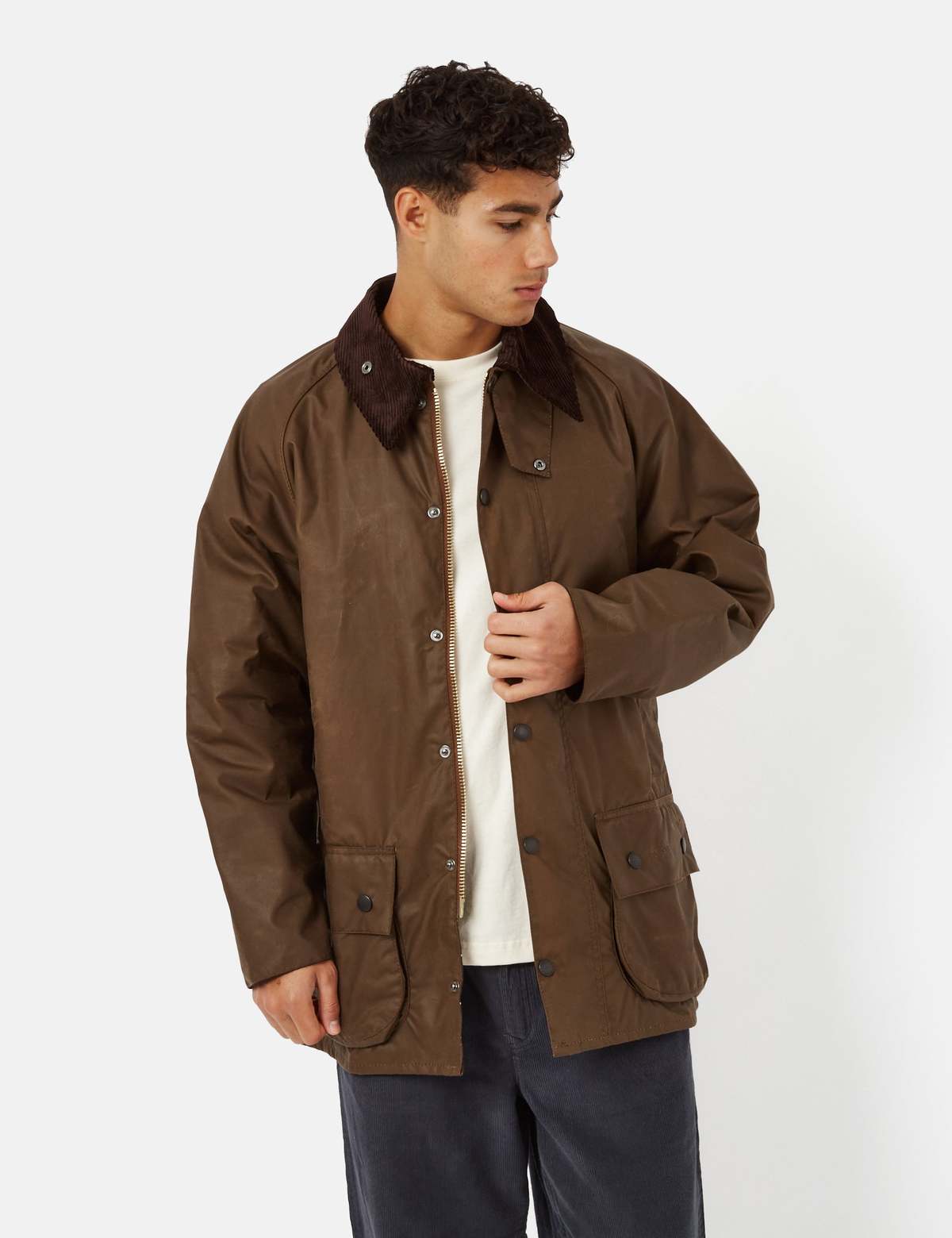 Barbour Beaufort Wax Jacket - Bark Brown | Garmentory