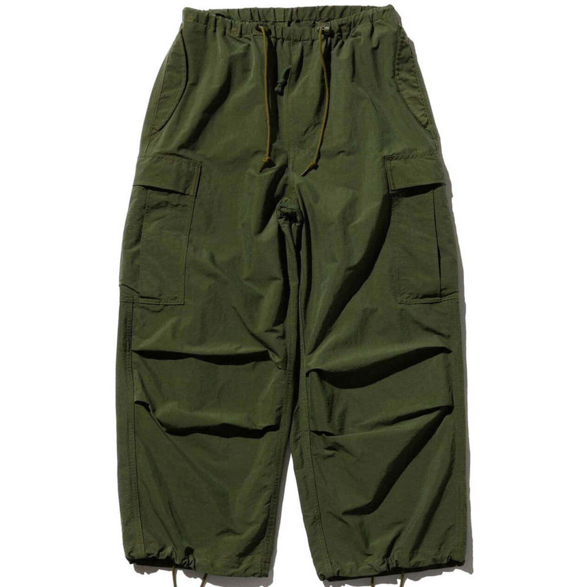 Beams Plus Stretch Nylon Ripstop Military 6-Pocket Overpants - Olive ...