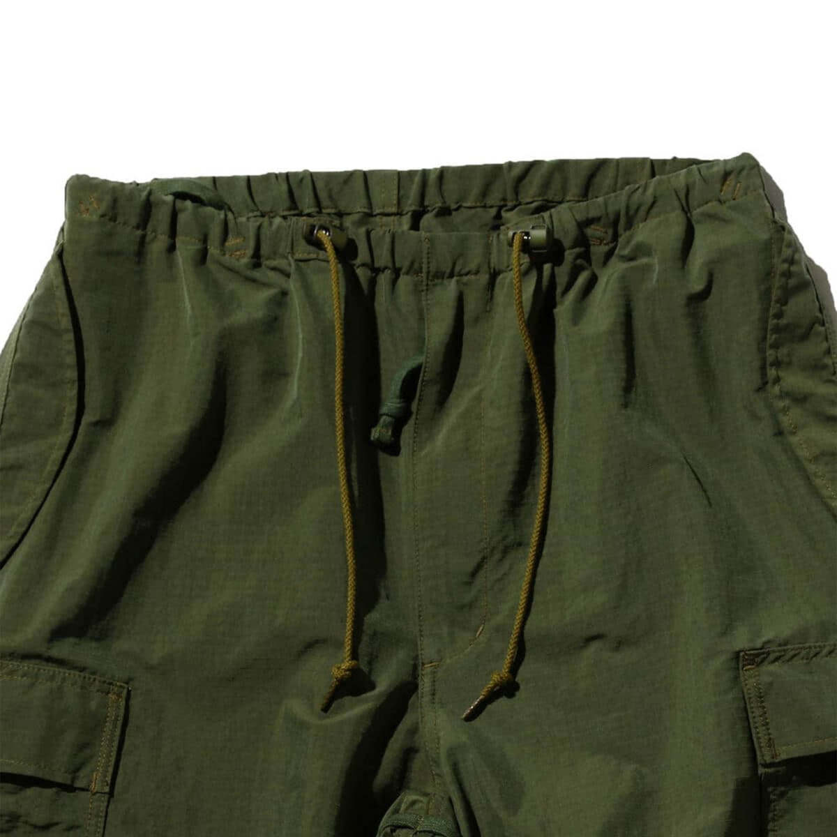 Beams Plus Stretch Nylon Ripstop Military 6-Pocket Overpants - Olive ...