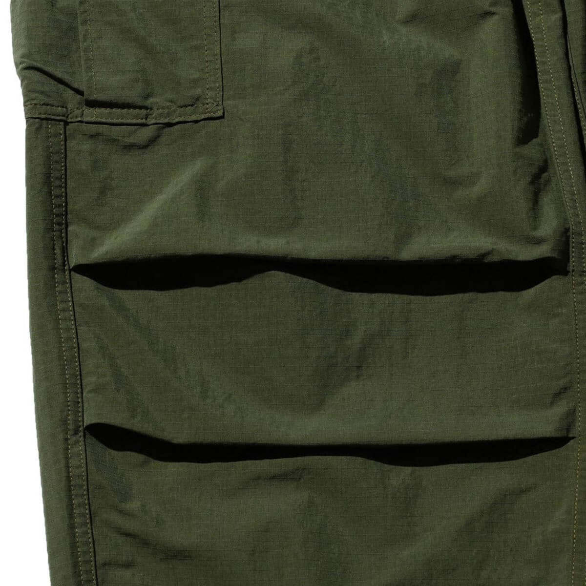 Beams Plus Stretch Nylon Ripstop Military 6-Pocket Overpants - Olive ...