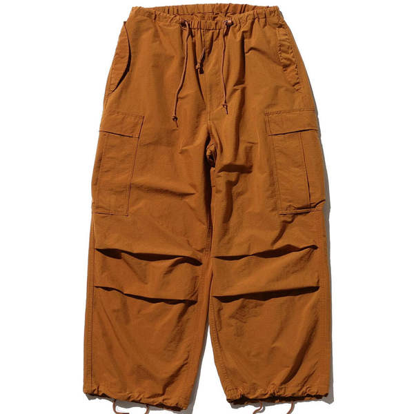 Beams Plus Stretch Nylon Ripstop Military 6-Pocket Overpants - Orange ...