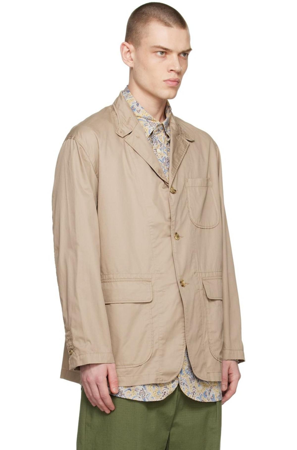 Engineered Garments Loiter Blazer - Beige | Garmentory
