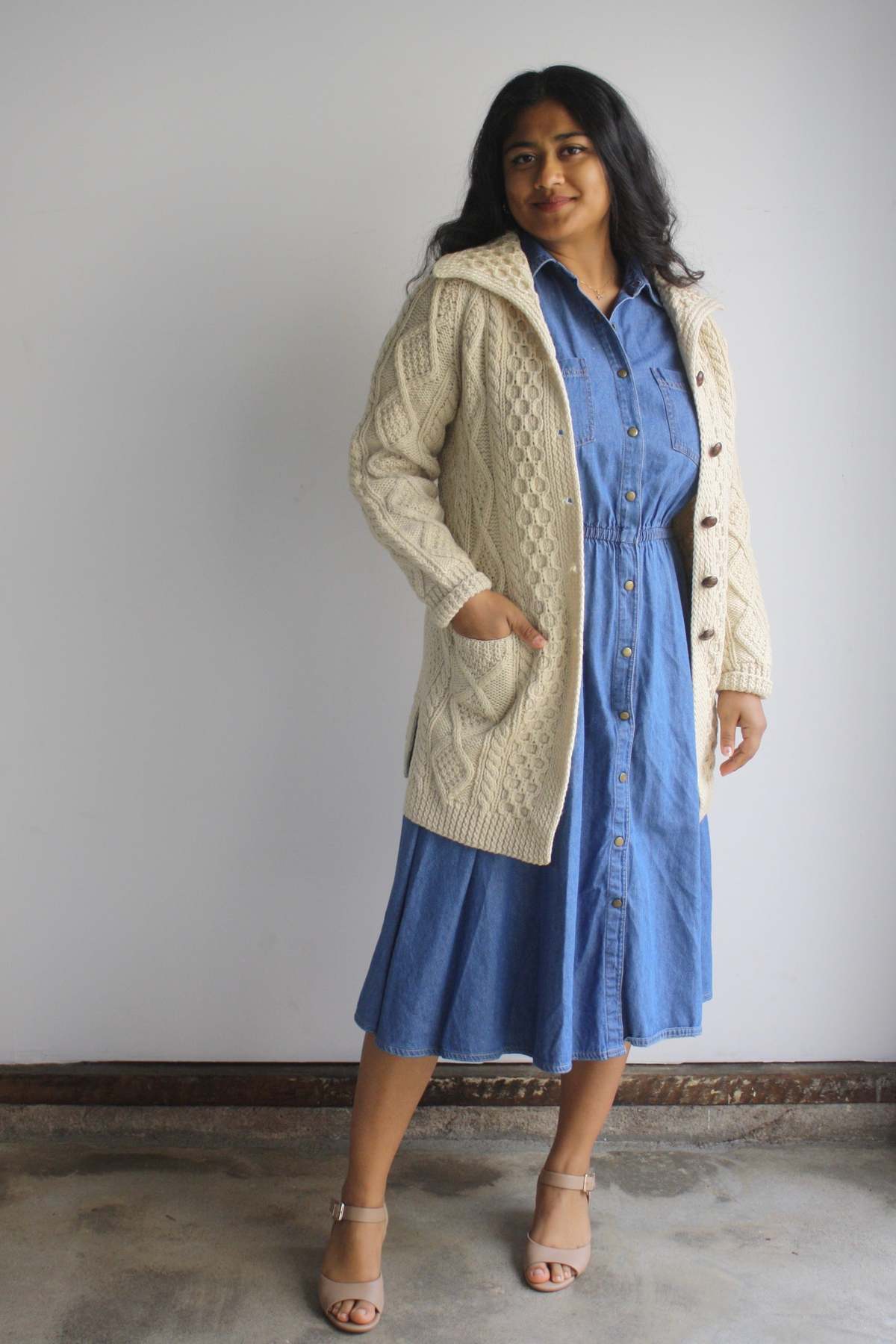 Long Cable Cardigan | Garmentory