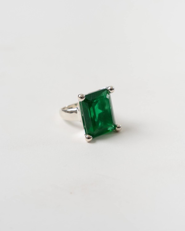 Mondo Mondo Atomic Mass Ring in Sterling Silver Jungle | Garmentory
