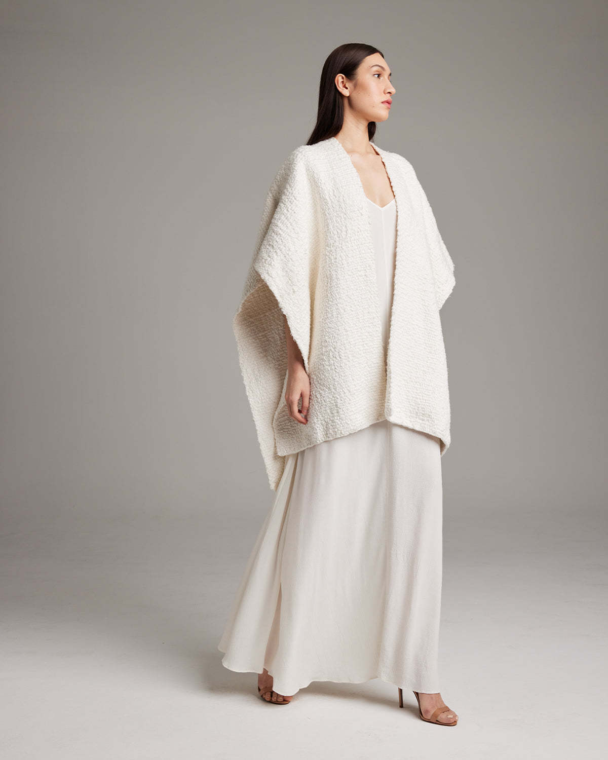 VOZ Chunky Textured Organic Short Duster | Garmentory