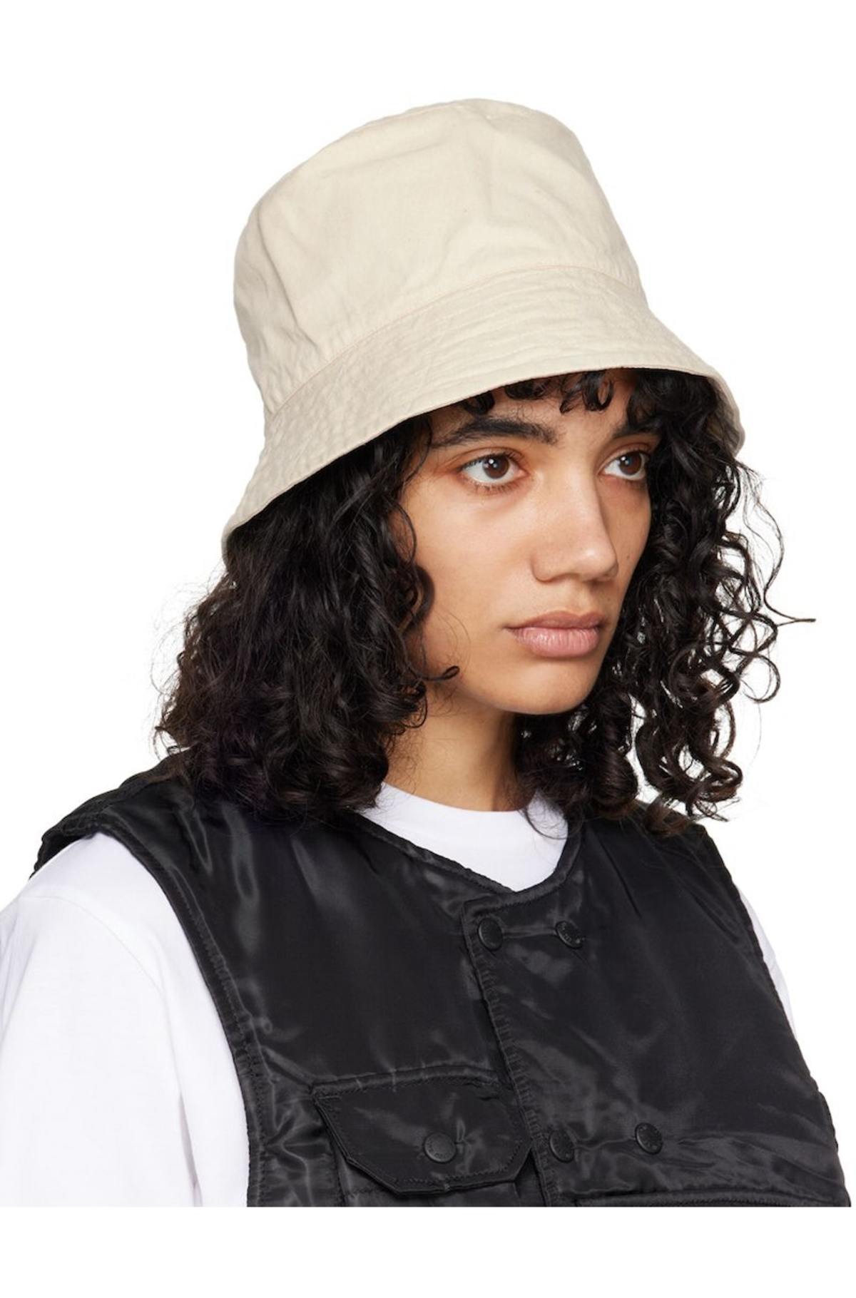 Engineered Garments Cotton Bucket Hat - Natural | Garmentory