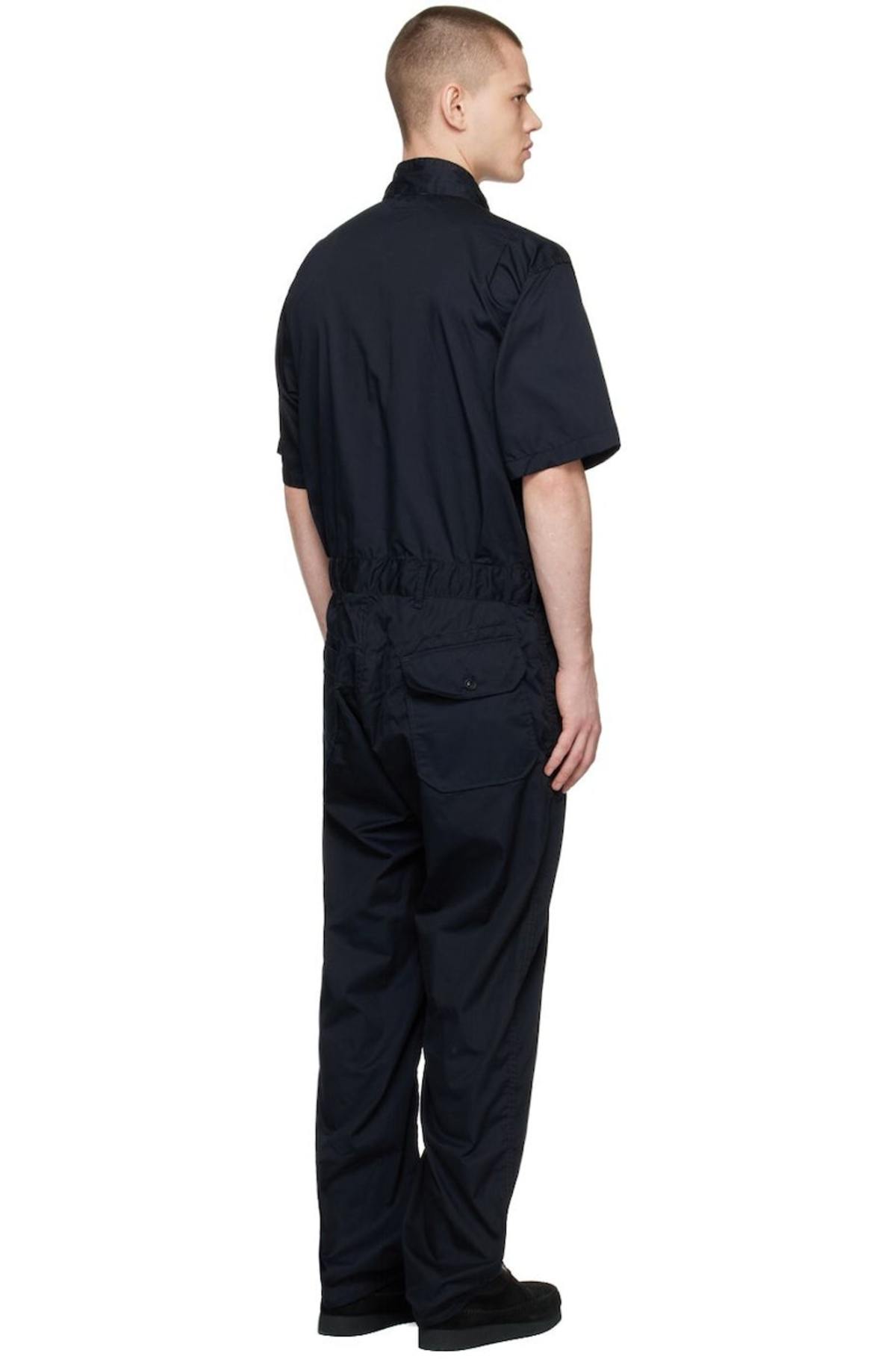 Engineered Garments Racing Jumpsuit - Dark Navy Feather | Garmentory