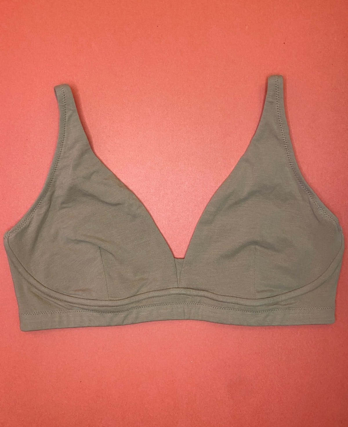 Skin Gracelynne Cotton Bralette - Maple | Garmentory
