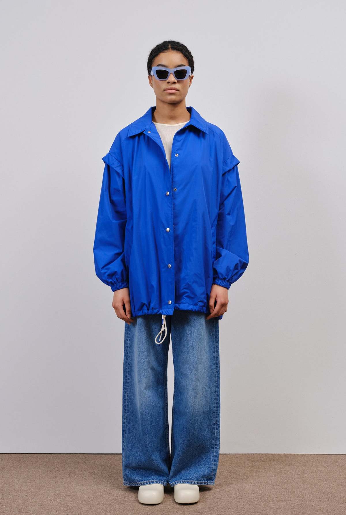 EMbassy Of Bricks and Logs Lucca Coach Jacket - Embassy Blue | Garmentory