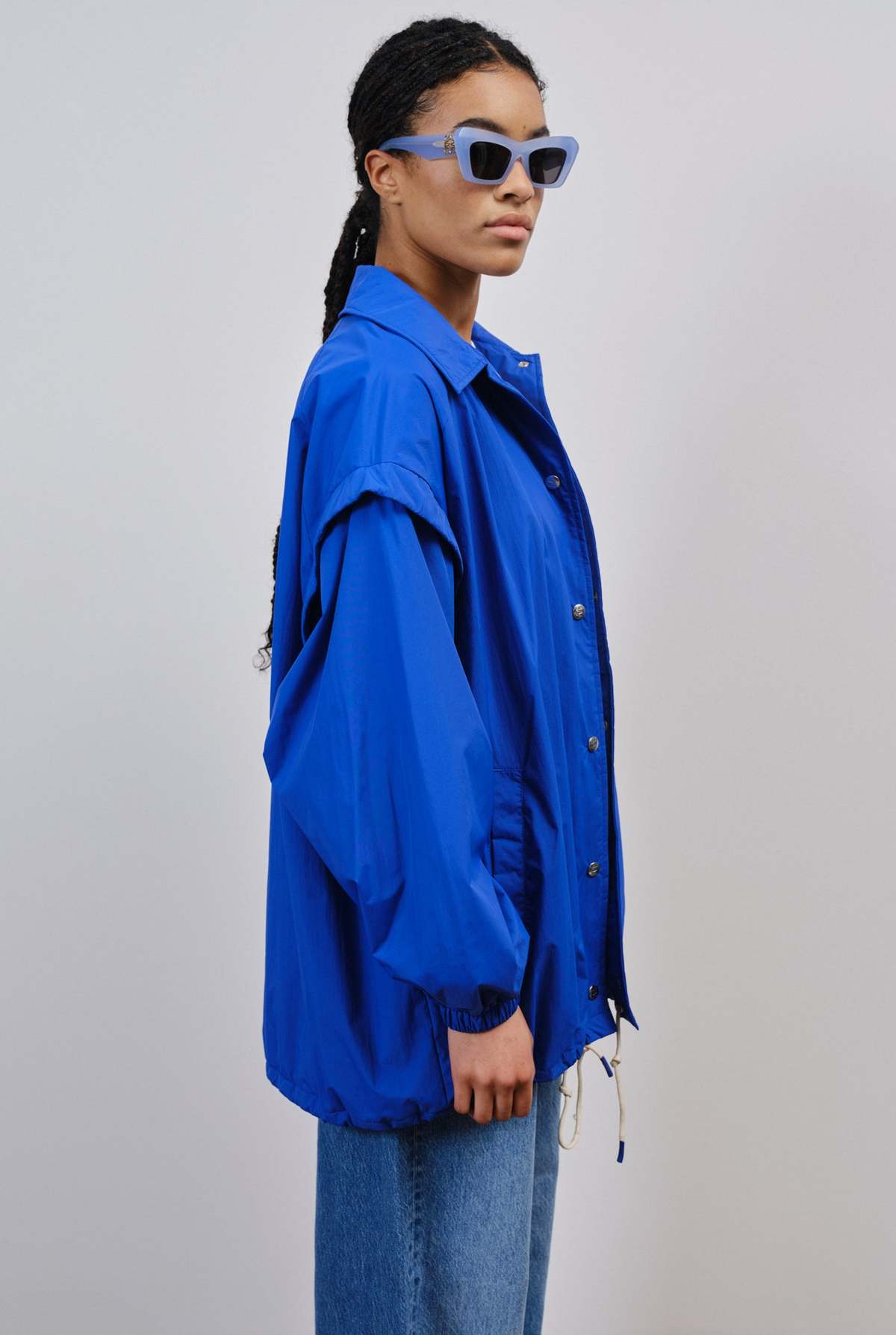 EMbassy Of Bricks and Logs Lucca Coach Jacket - Embassy Blue | Garmentory