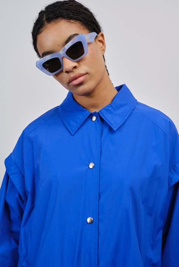 EMbassy Of Bricks and Logs Lucca Coach Jacket - Embassy Blue | Garmentory