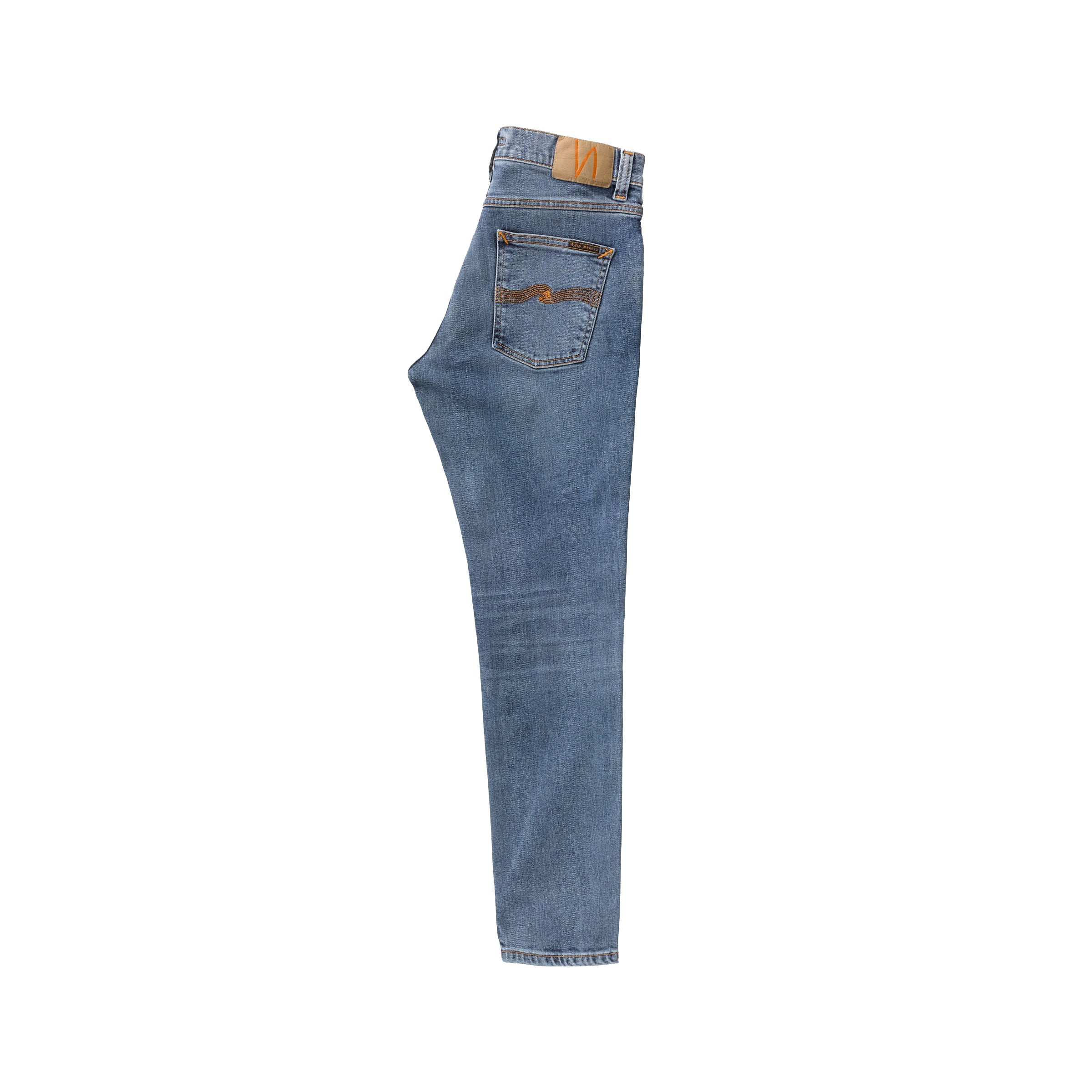 Nudie Lean Dean Lost Orange Jean - Light Blue | Garmentory