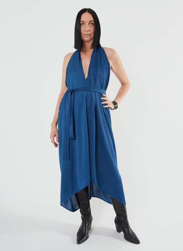 Christopher Dress - Dark Blue | Garmentory