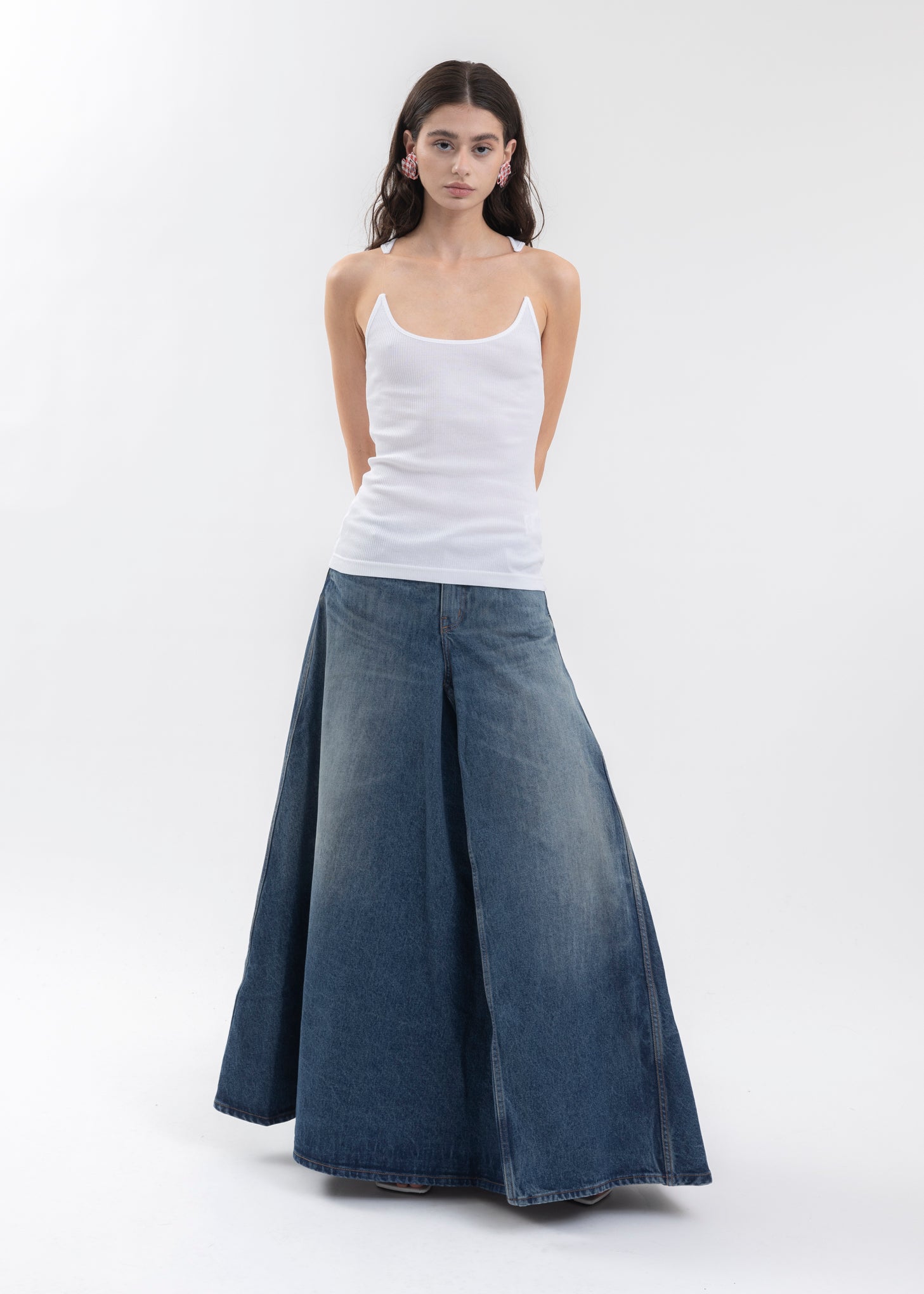 Y/project WHITE INVISIBLE STRAP TANK TOP - White | Garmentory