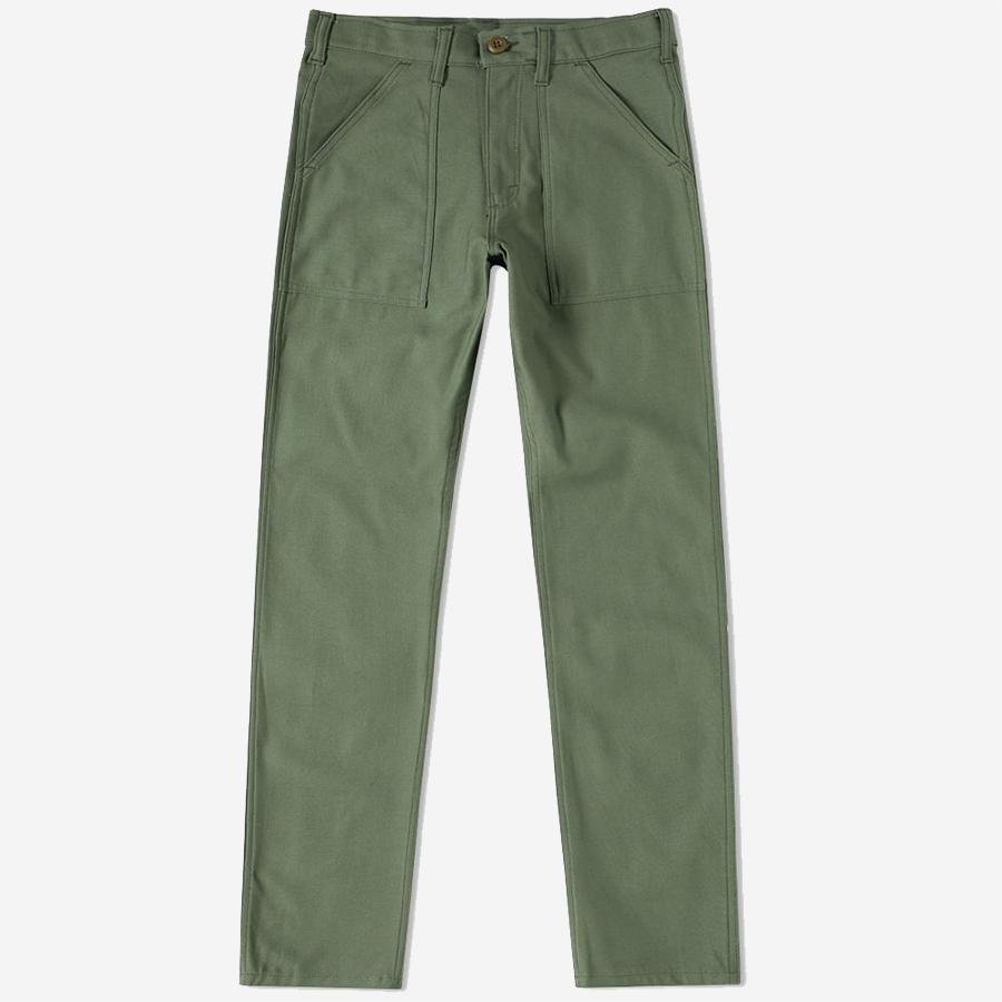 Stan Ray 4-Pocket 1300 Slim Fit Fatigue Pants - Olive Sateen | Garmentory