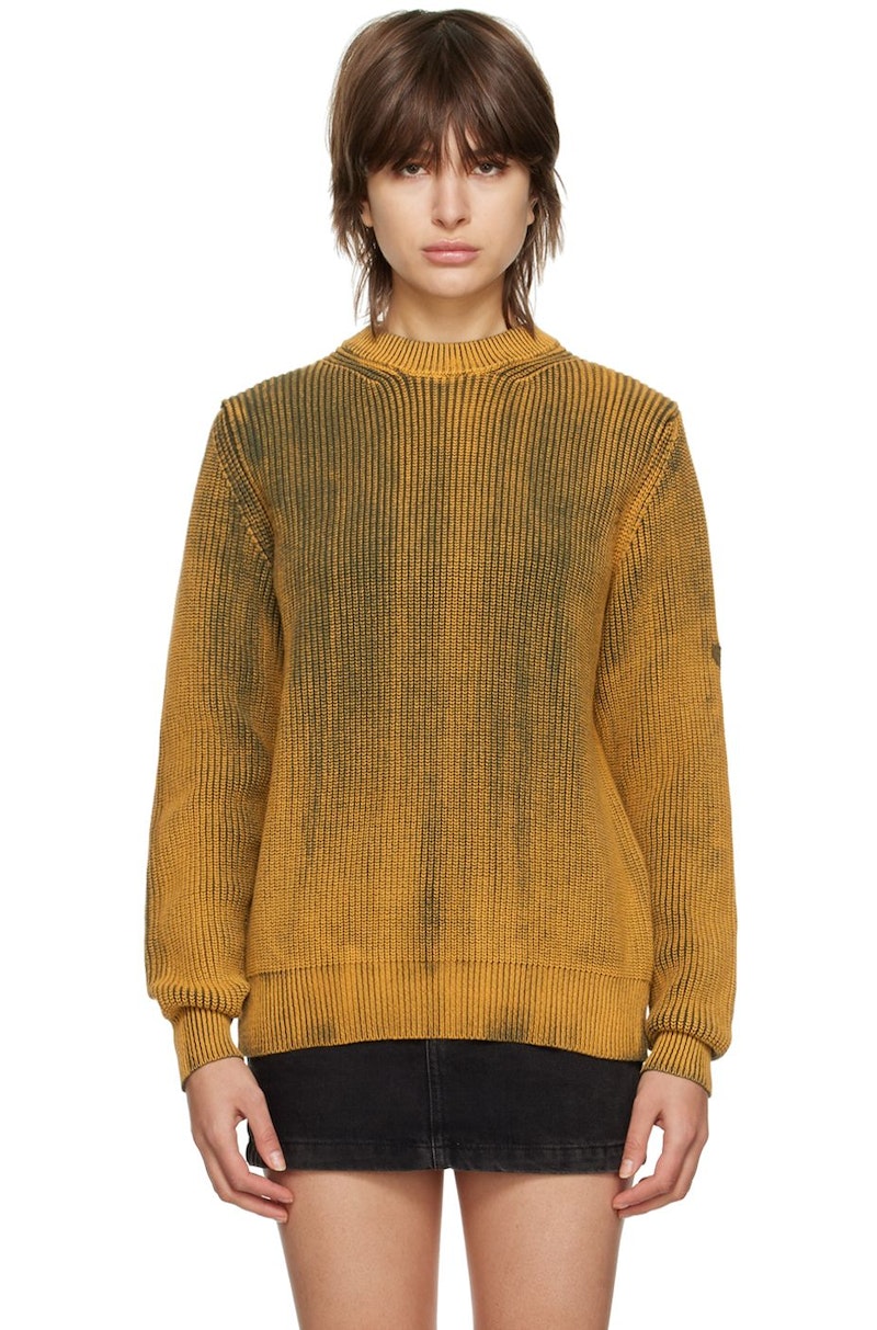 Diesel K-Elesto Sweater - Mustard | Garmentory