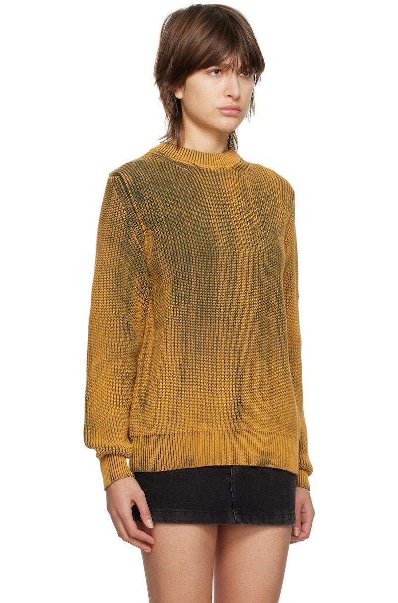 Diesel K-Elesto Sweater - Mustard | Garmentory