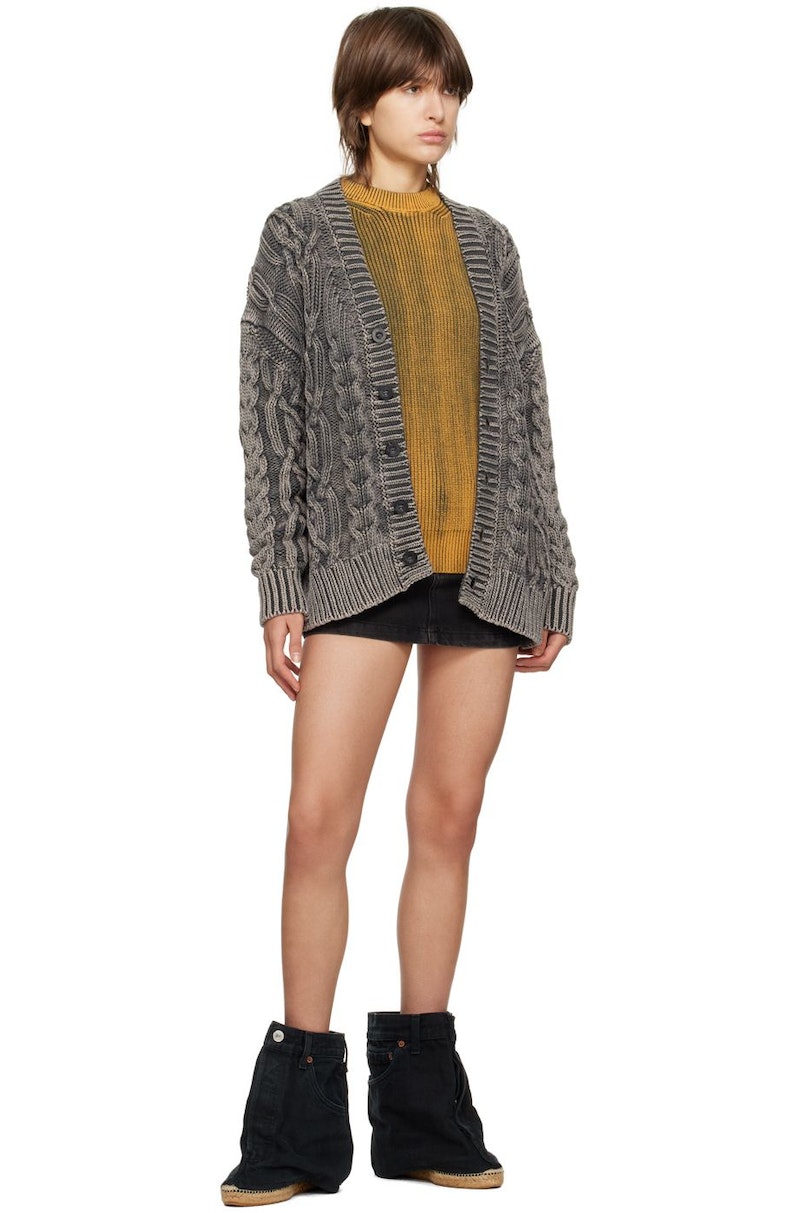 Diesel K-Elesto Sweater - Mustard | Garmentory