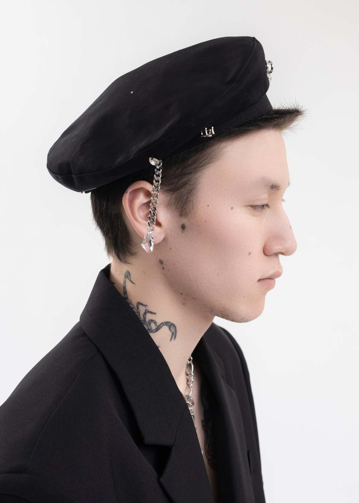 Feng Chen Wang Fcw Embellishment Beret - Black | Garmentory