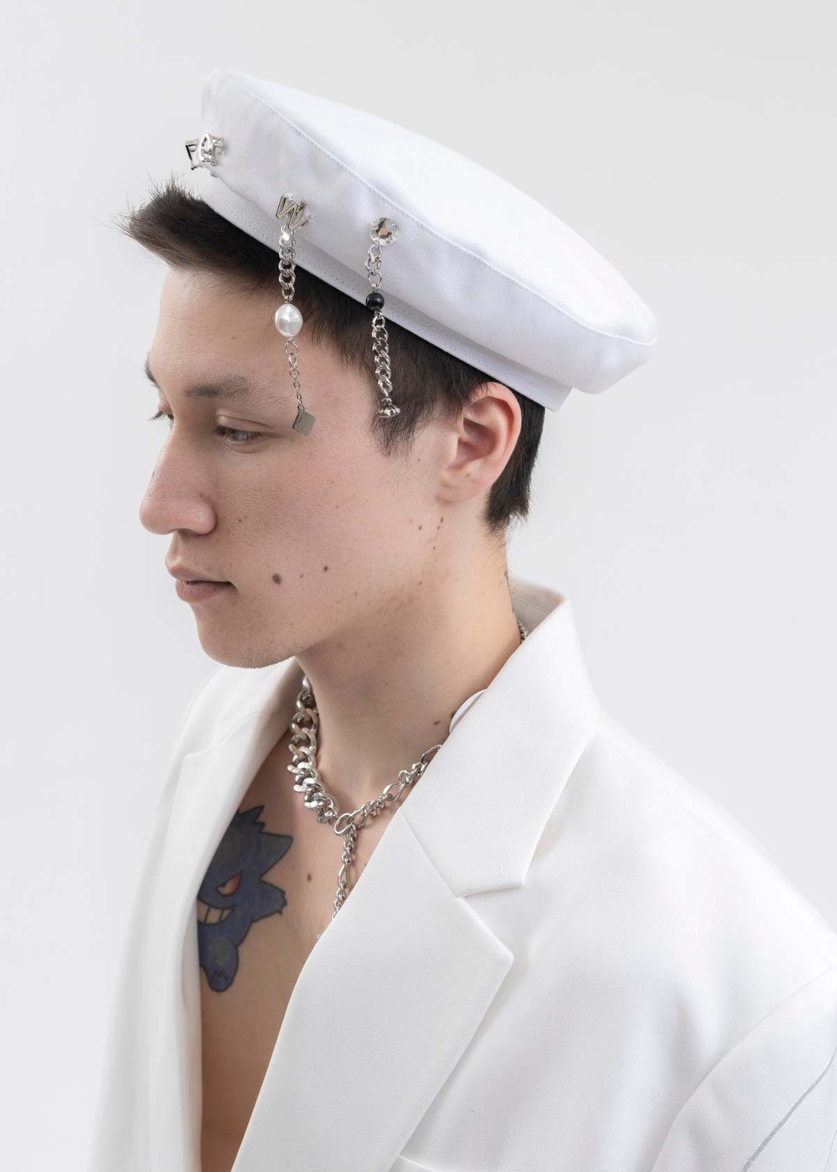 Feng Chen Wang Fcw Embellishment Beret - White | Garmentory