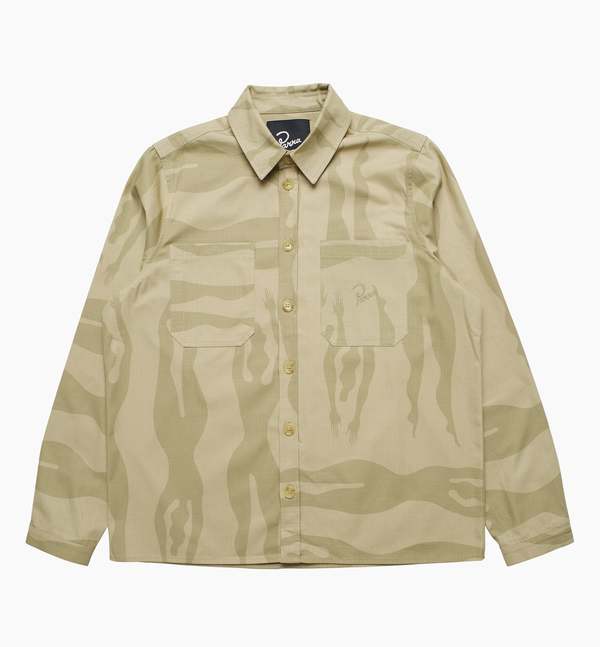 BY PARRA Under Polluted Water Shirt - Khaki | Garmentory