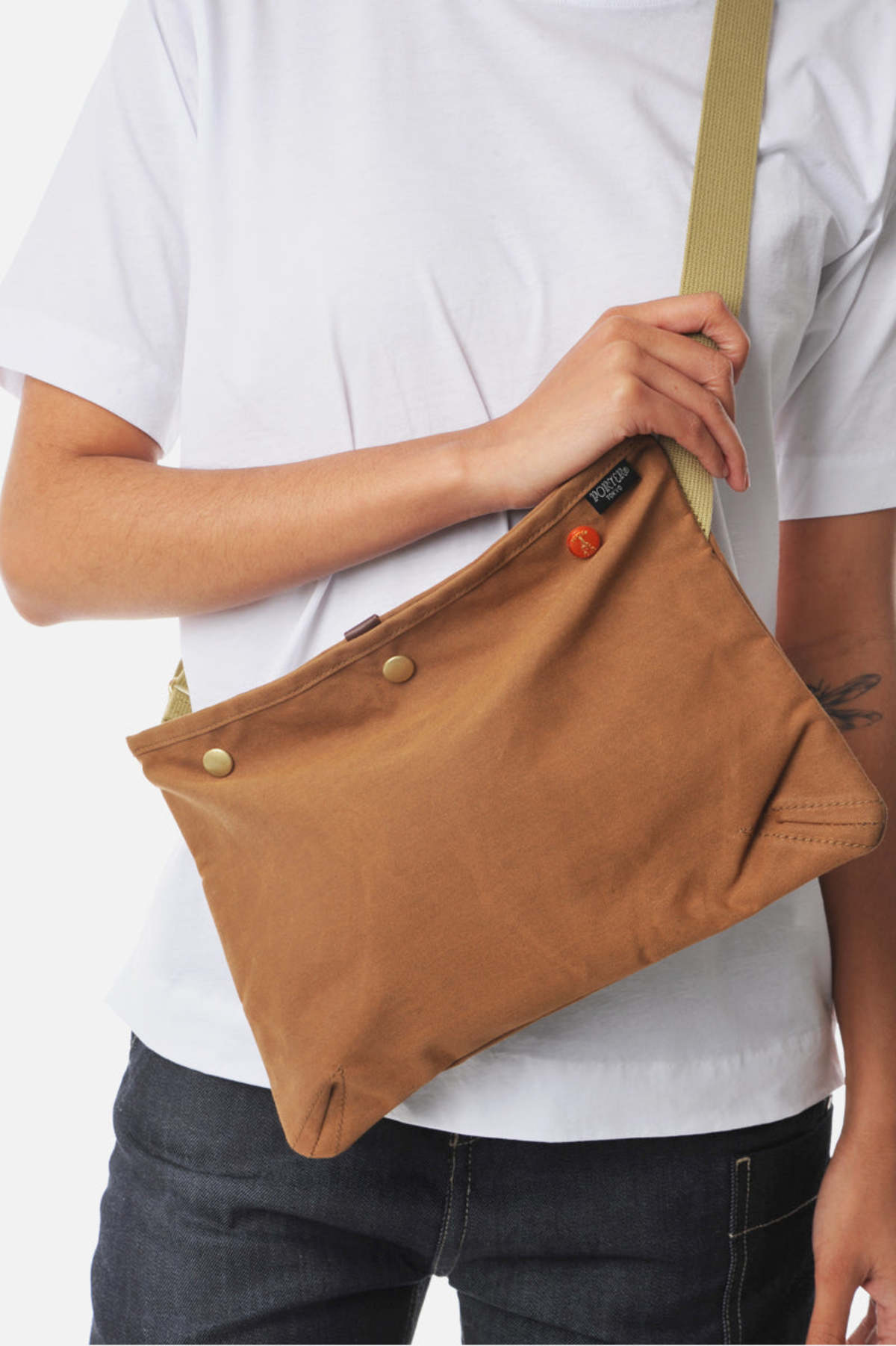 Porter Canvas Coppi Sacche Bag - Camel | Garmentory