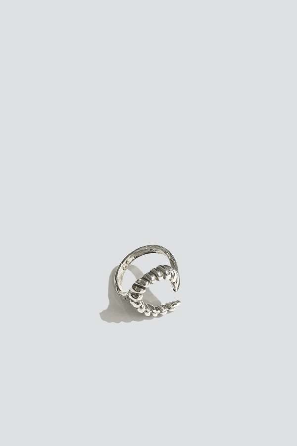 Sterling Silver Twist Open Top Ring | Garmentory