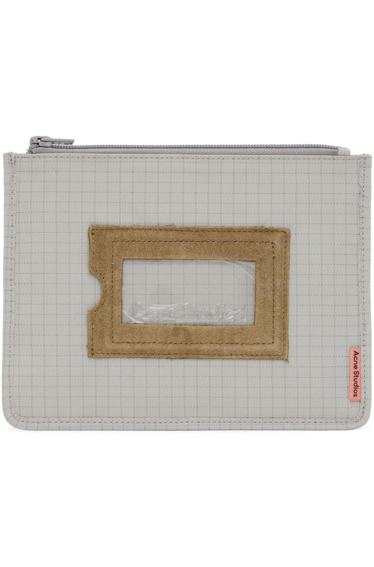 Acne Studios Gray Avand Post Pouch - Gray | Garmentory