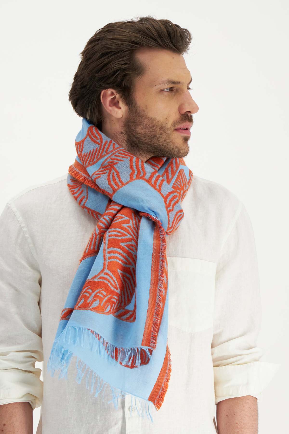 Inoui Editions Mantra Scarf - Blue | Garmentory